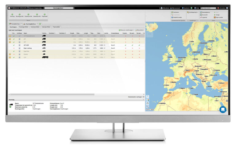 Vehicle profiles ~ TLNplanner